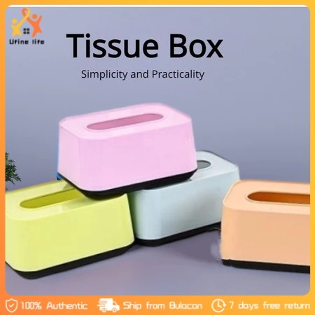 Tissue Box Plastic Tissue Holder Simple Tissue Storage Box Home Stall ...