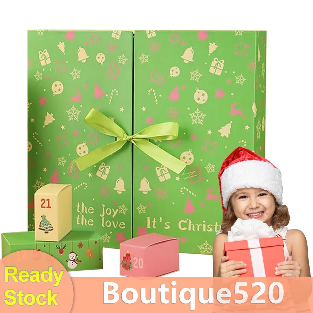 Christmas Fillable Advent Calendar 24 Days Refillable Calendar Boxes ...