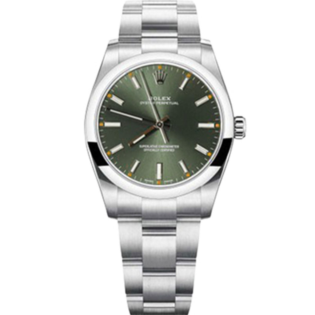 Rolexx Women's Watch Oyster Style Permanent Series m114200- 0021 Olive ...
