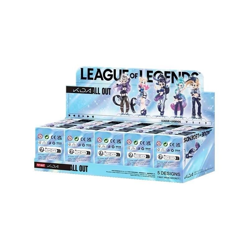 POPMART League of Legends K/DA Series Figures Toys Whole Set | Shopee ...