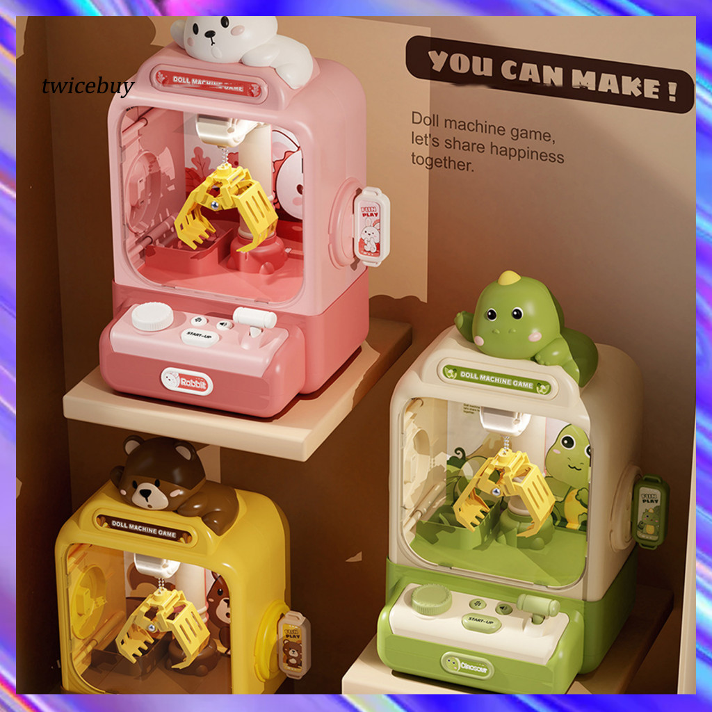[TY] Mini Vending Machines Doll Grabbing Game for Family Fun Claw ...