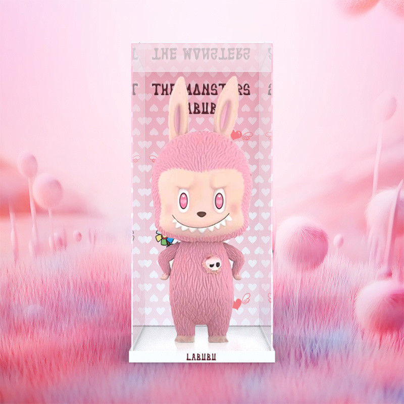 【Ready Stock】labubu Acrylic Display Box Trendy Play Big Baby Pop Mart ...