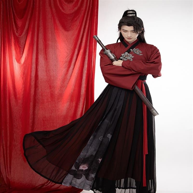 Ready Stock Hanfu Martial Arts Student Heroes Scholar Handsome Ancient ...