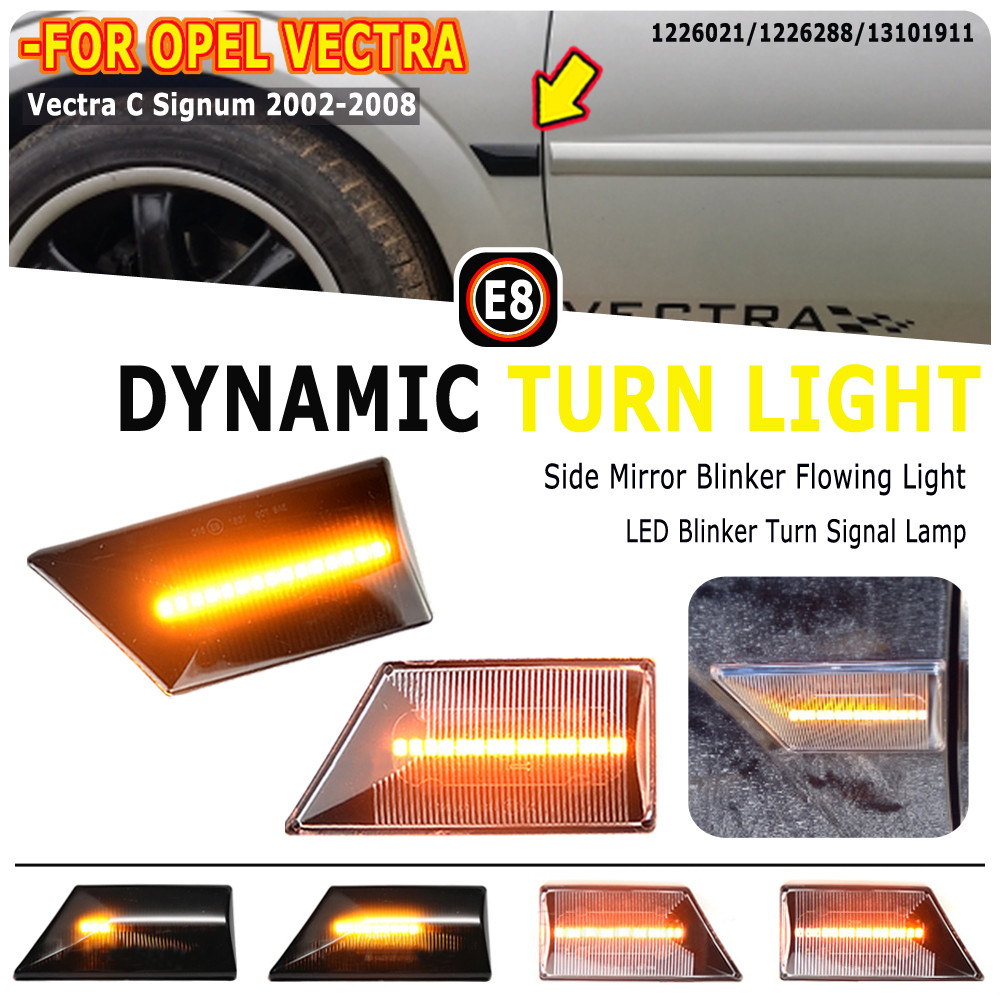 New Car Led Dynamic Turn Signal Light For Opel Vectra C 2002-2008 ...