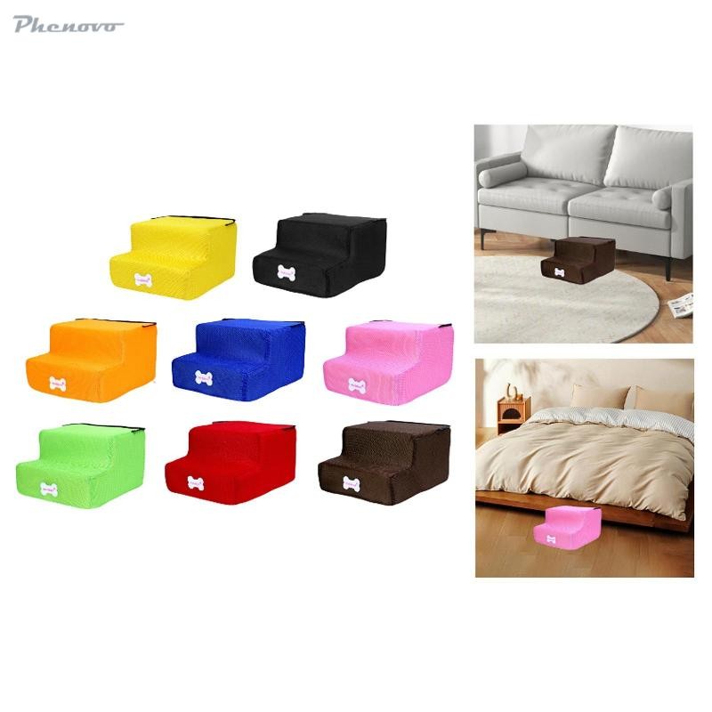 [Colaxi1ddMY] 2 Tiers Pet Ramp Dog Slope Stair High Bed Climbing Anti ...