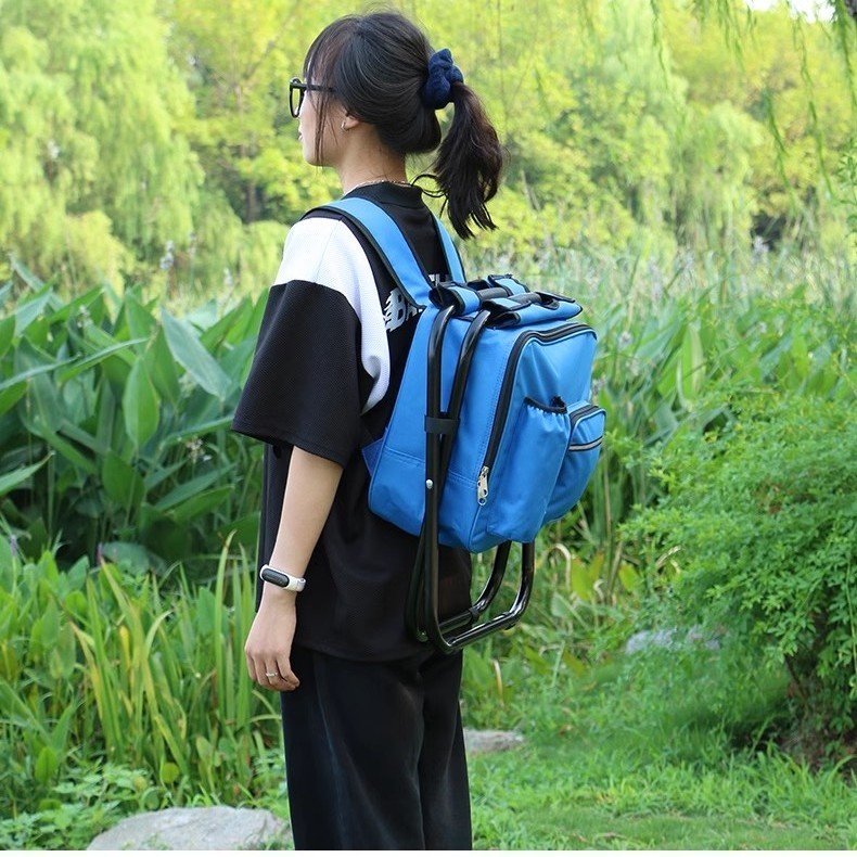 Foldable Ice Bag Stool Camping Stool Subway Seat Portable Outdoor Wild ...