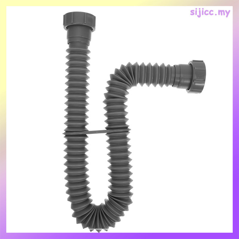 Sink Sewer Pipe Traps Kitchen Drain Water Flexible Hose Expandable ...