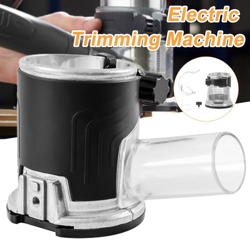 [Super] Router Base Dust Cover Wood Milling Cutter Base Trimming ...