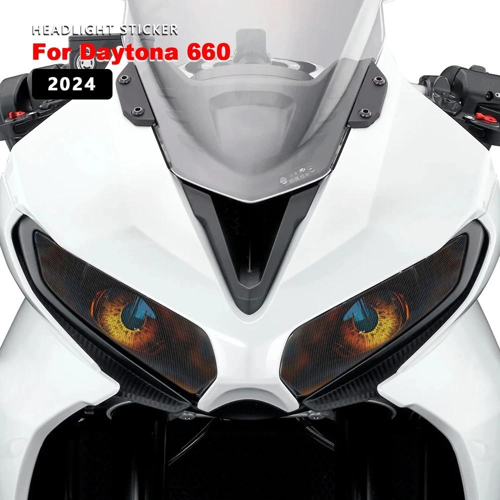 Headlight Sticker Waterproof Motorcycle Decals for Daytona 660 2024 ...