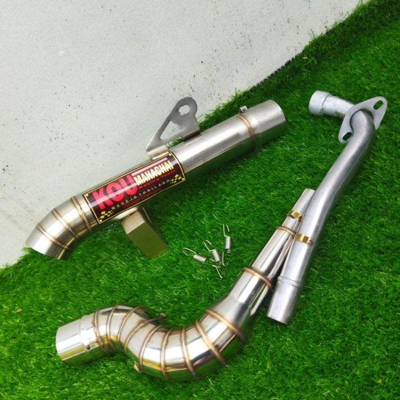 Big Kou mahachai tube type Canister 1set exhaust for Furry125 raider j ...
