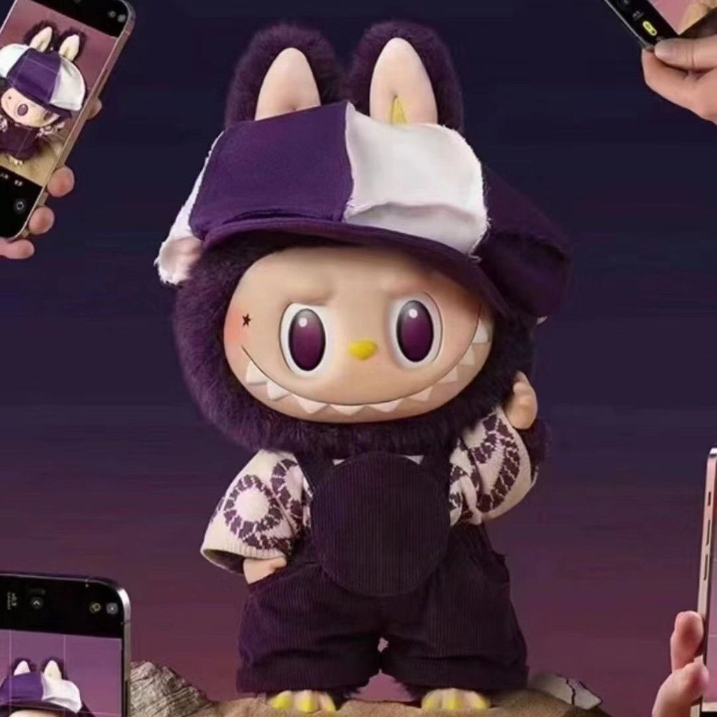 【38cm labubu doll】PopMart labubu doll original blind box plush figure ...