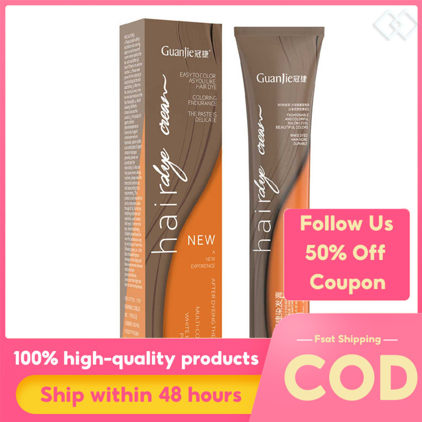 Plant hair dye Hazelnut Ash Brown Non-Bleaching Dye Cream Permanent ...
