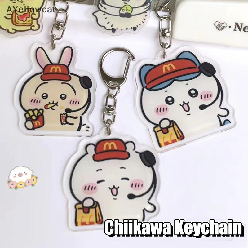 AY Kawaii McDonald's Chiikawa Keychain Cartoon Anime Hachiware Usagi ...
