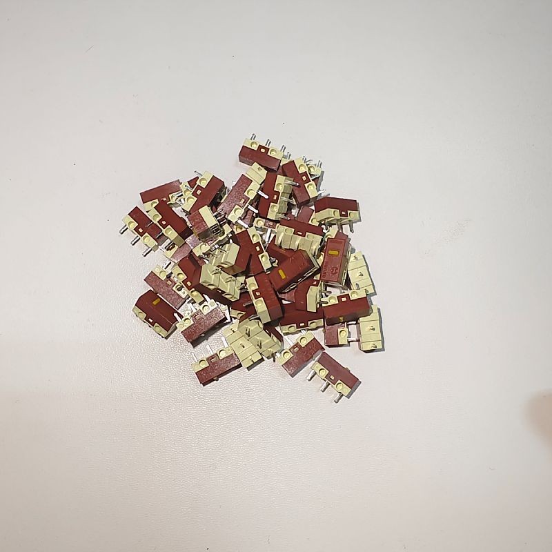 华诺静音黄点加强版HUANO鼠标微动开关2000万次寿命维修按键Huano Silent Yellow Dot Enhanced ...