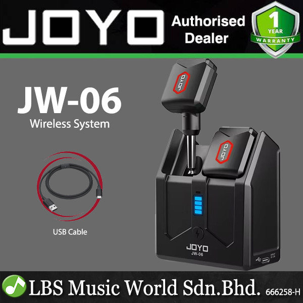 Joyo JW-06 5.8GHz Wireless Transmitter Receiver with Portable Charging Dock (JW06) | Shopee Malaysia