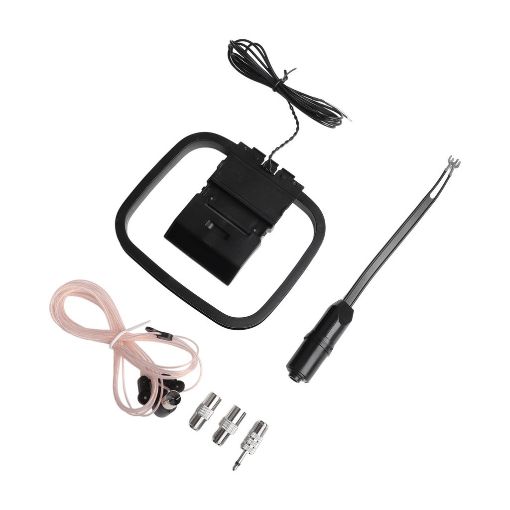 AM/FM Loop Antenna AM Radio Antenna FM Antennas Indoor Stereo Receiver ...