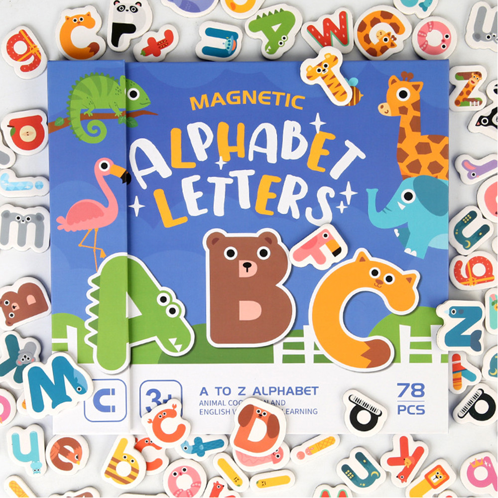 BF Magnetic Alphabet Book For Kids Magnetic Puzzle ABC Magnet Book ...