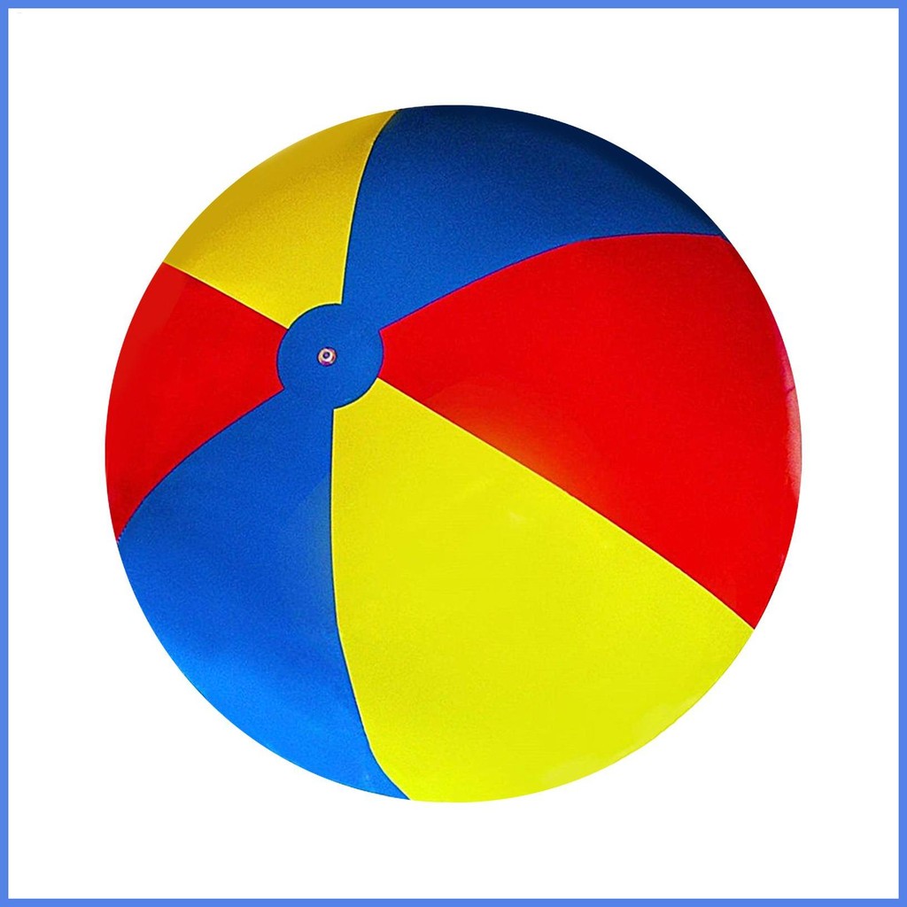 Big Beach Ball Large Swimming Pool Balls Pool Water Balls Rainbow Color ...