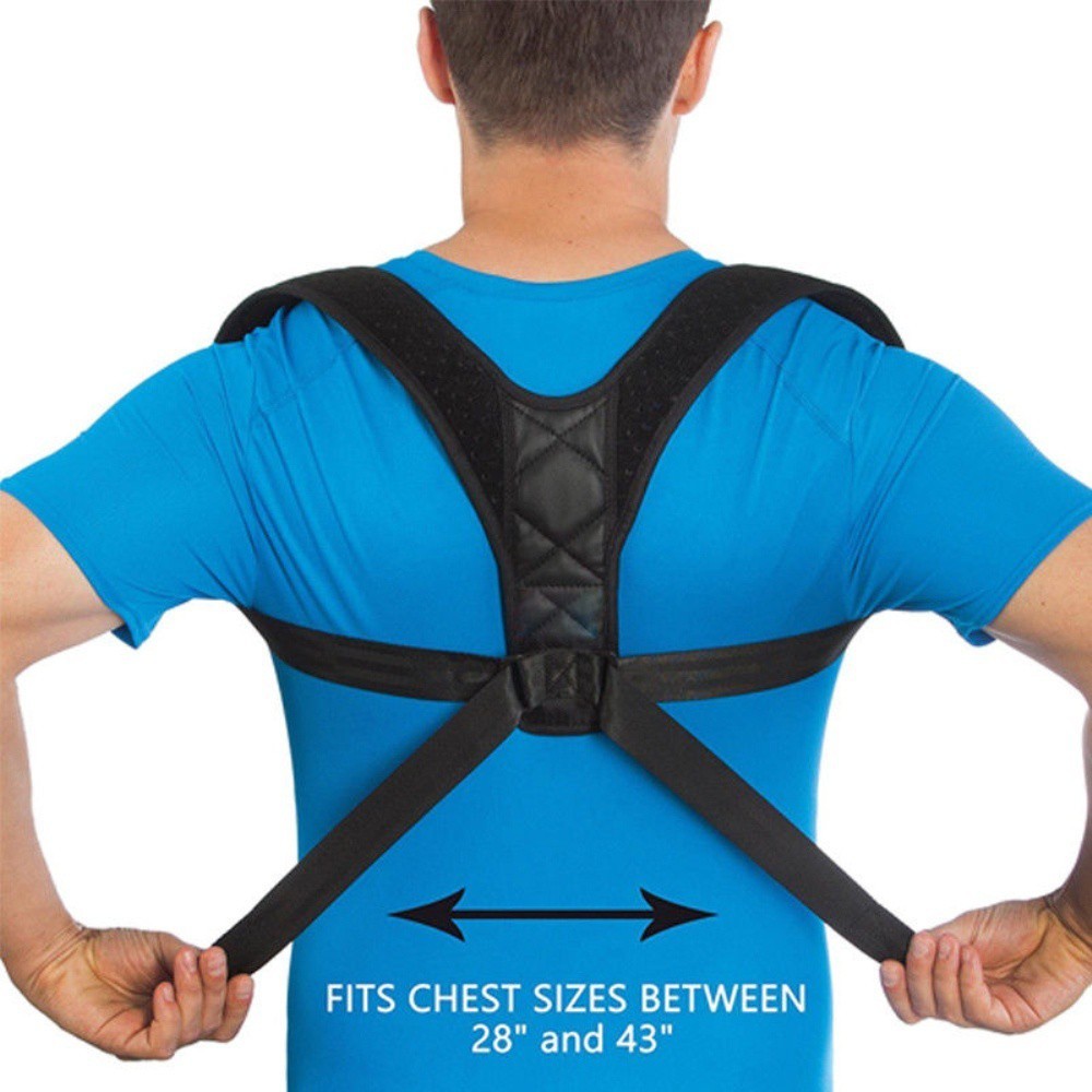 Upper Back Pain Relief Strap – Lightweight Posture Corrector Belt with ...