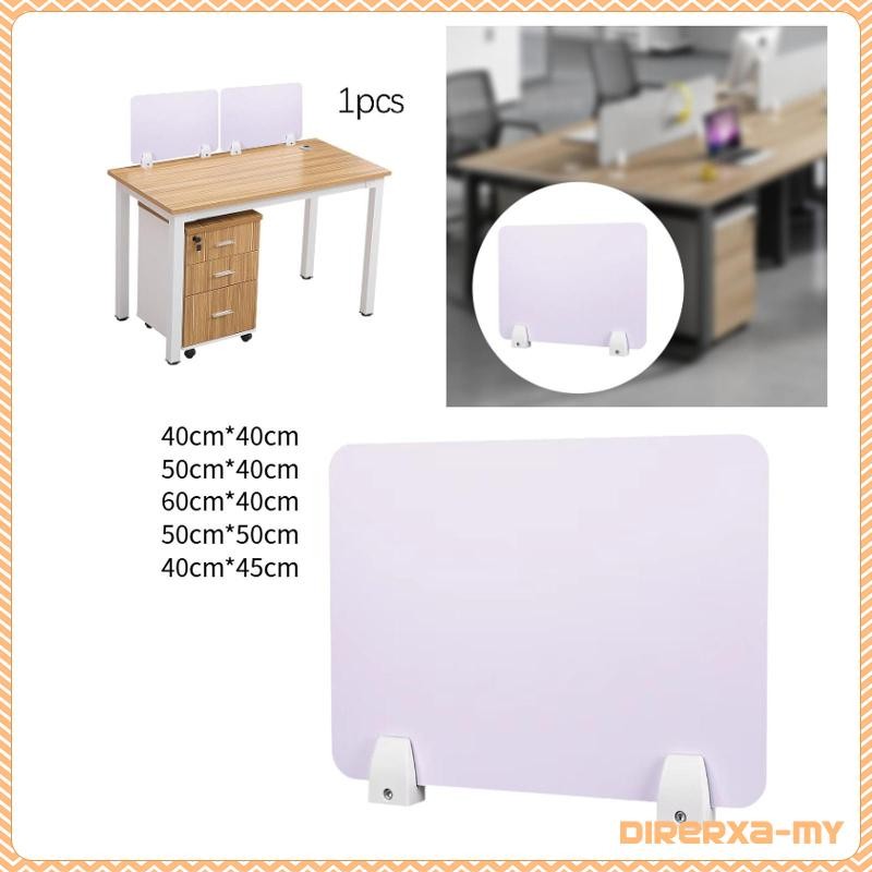 [DirerxaMY] Desktop Partition Board Separate Board Desk Divider Sturdy ...