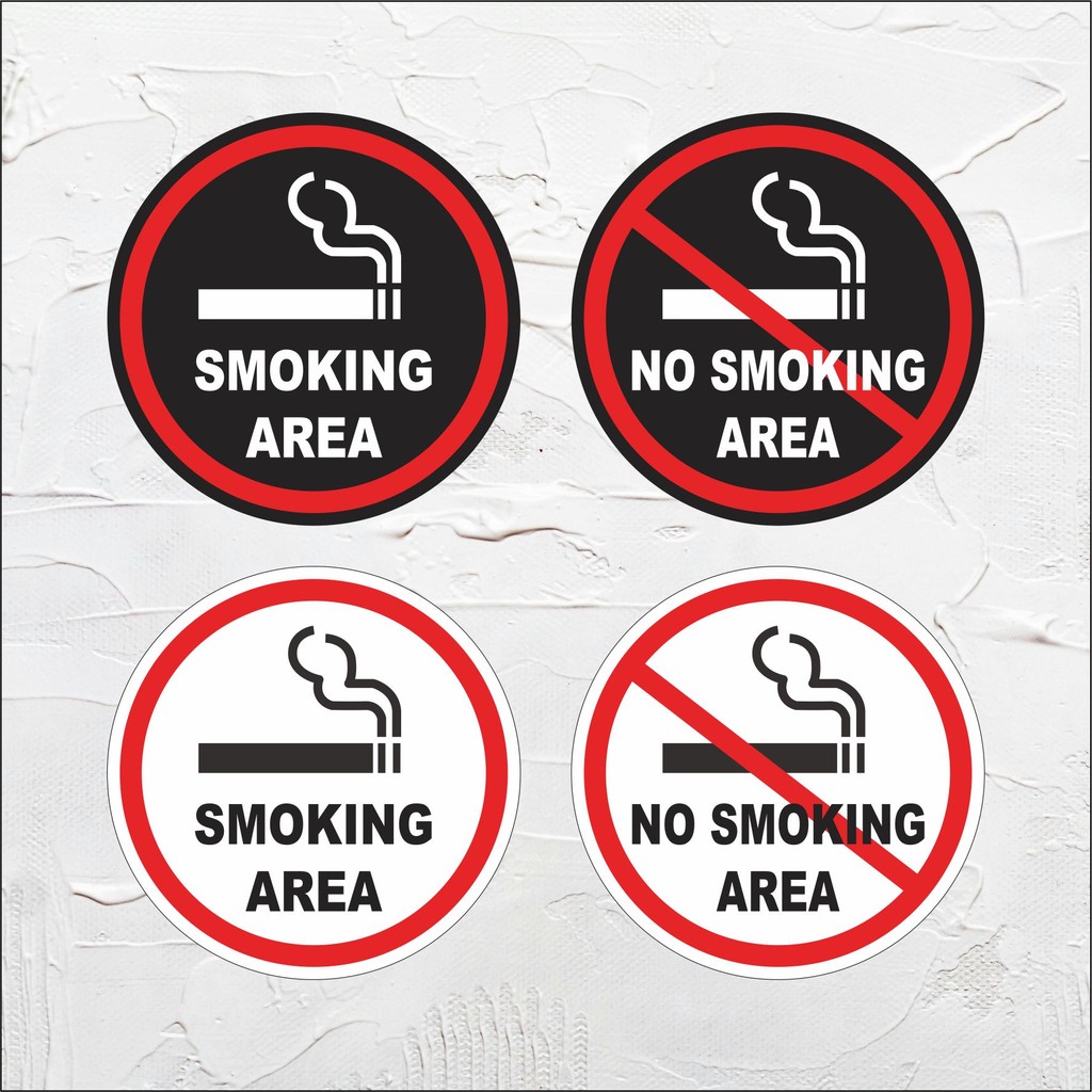 YS No smoking Acrylic Sign, Acrylic smoking area emblem | Shopee Malaysia