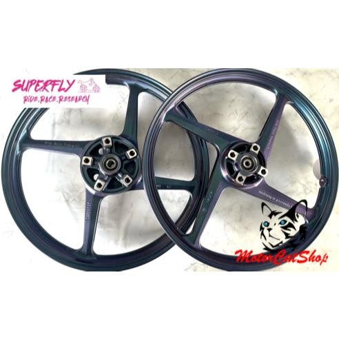SuperFly PROJECT-X 4 Sport Rim 4 Batang Yamaha Y16 ABS LC135 Modify Arm ...