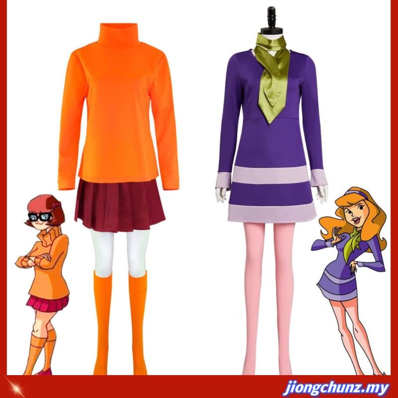 [Wetrose] Scooby Doo Velma Daphne cosplay Halloween role-playing ...