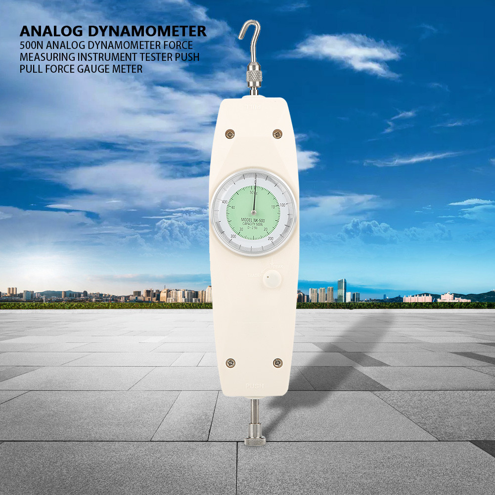 Haapeury Digital Force Gauge 500N Analog Dynamometer Tester Pressure ...