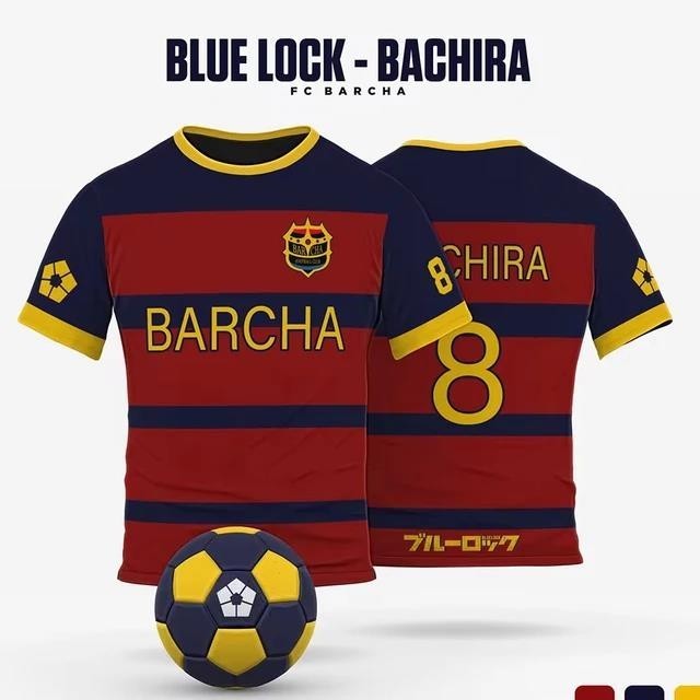 [Free customization of numbers and names available] blue lock fc barcha ...