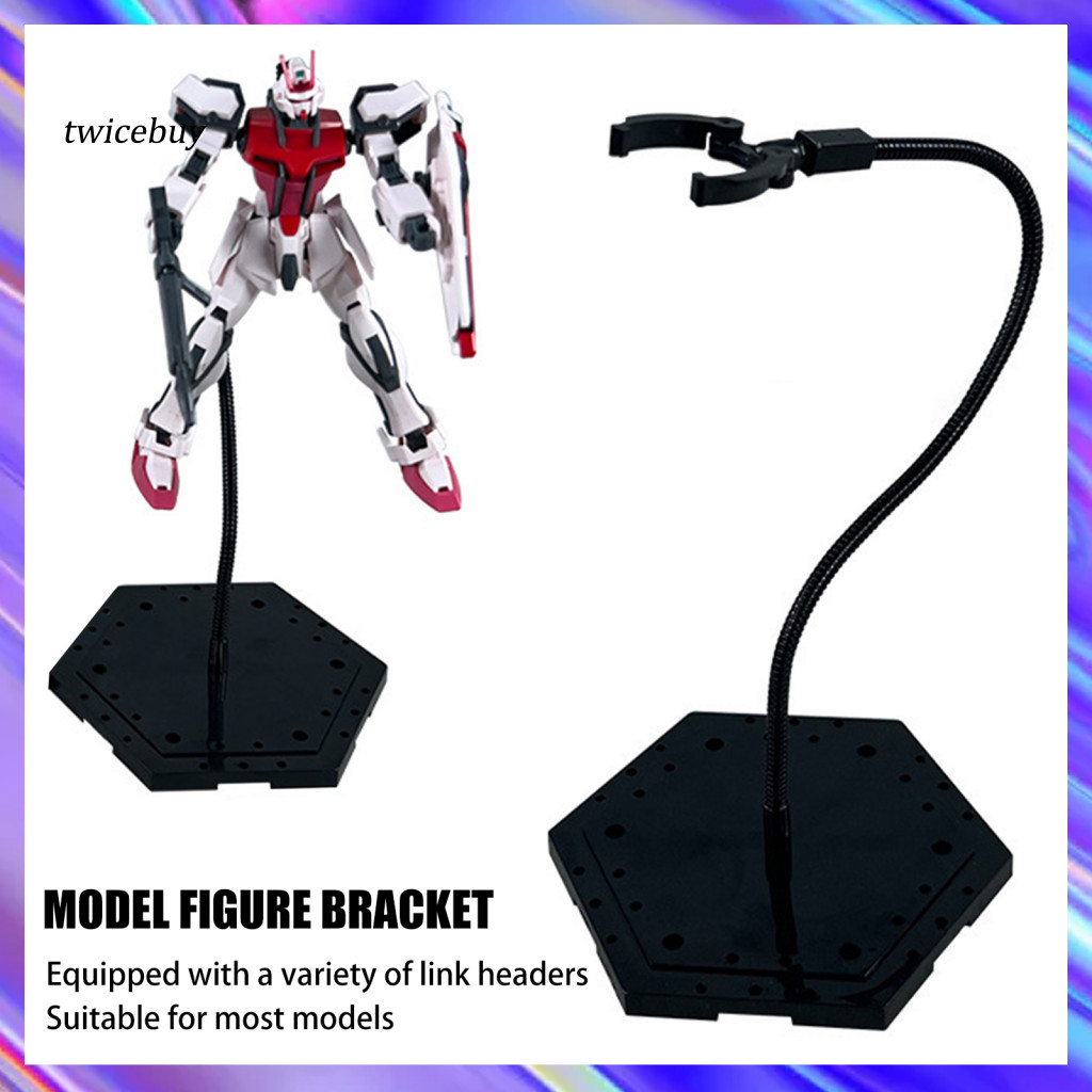 [TY] Plastic Figure Holder Action Figure Stand Adjustable Anime Figure ...
