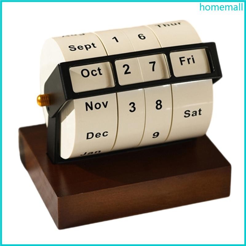 HO Calendar Rotary Calendar Desk Calendar Rotating Calendar for ...