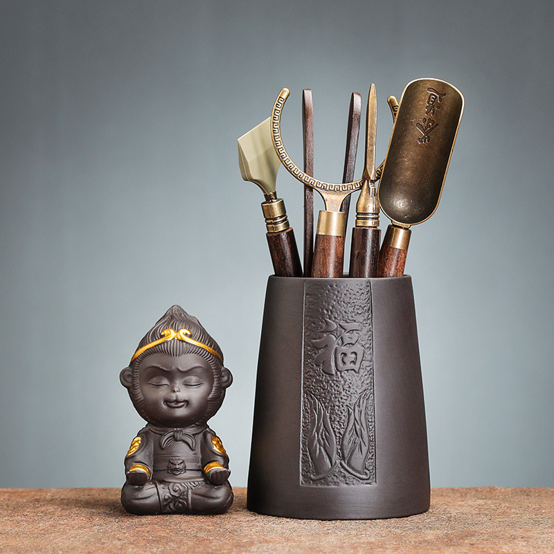 Full Set of High-End Tea Ceremony Six Items Suit Kung Fu Tea Utensils ...