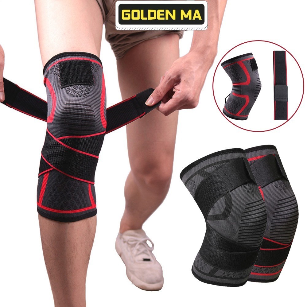 Fitness Running sports knee pads Braces reduce knee impact Full support ...
