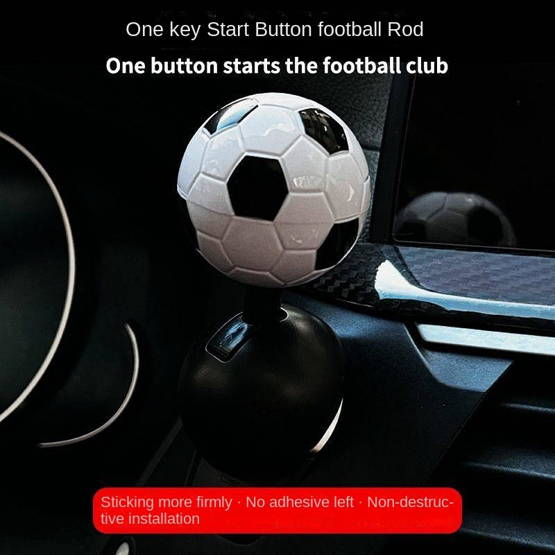Car One-Key Start Button Start Cover 2024 New Football Trolley Switch ...