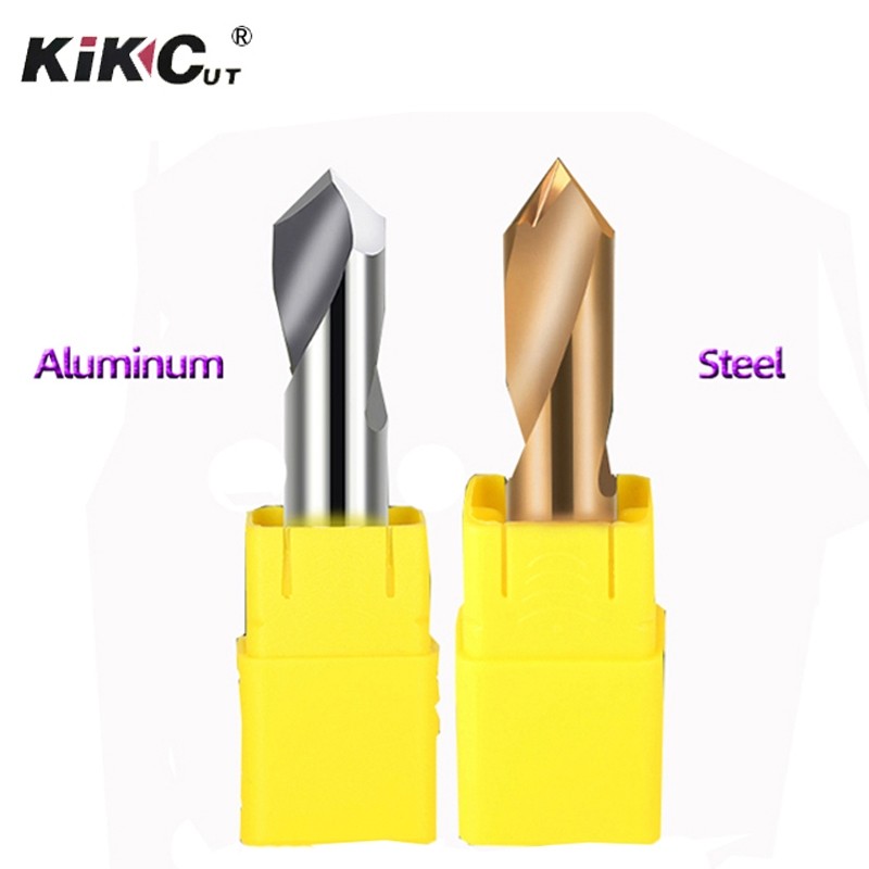 1pc Integral For Steel And Aluminum 90 Degree Fixed Point Coating End ...