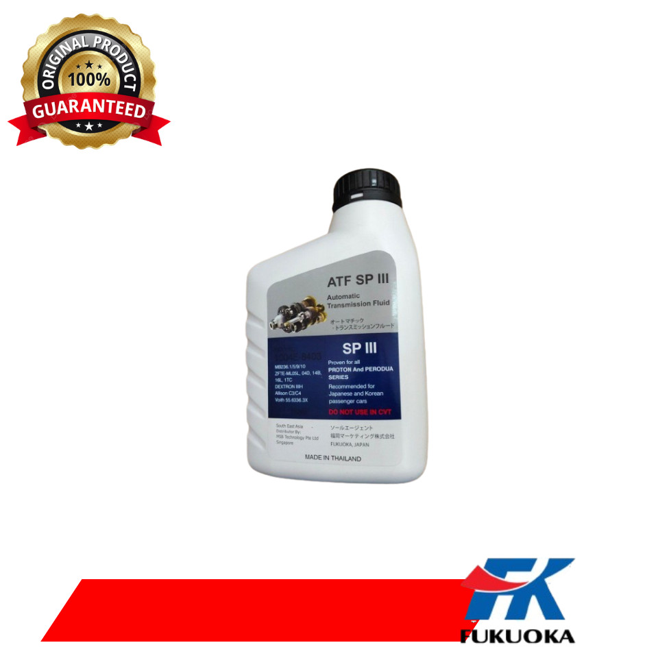 FUKUOKA ATF SP3 AUTOMATIC TRANSMISSION FLUID 1LITRE | Shopee Malaysia