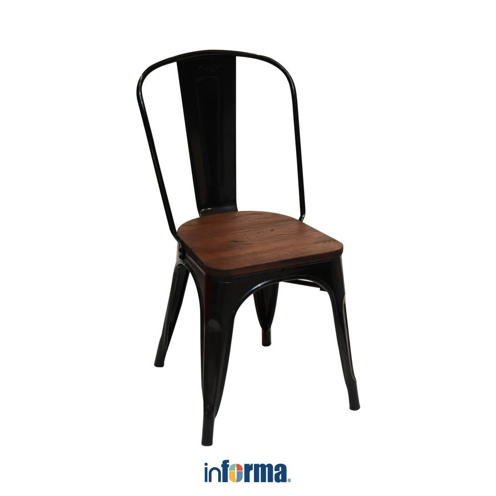 HITAM Informa Neo London Elm Chair - Black Multipurpose Chair Dining ...