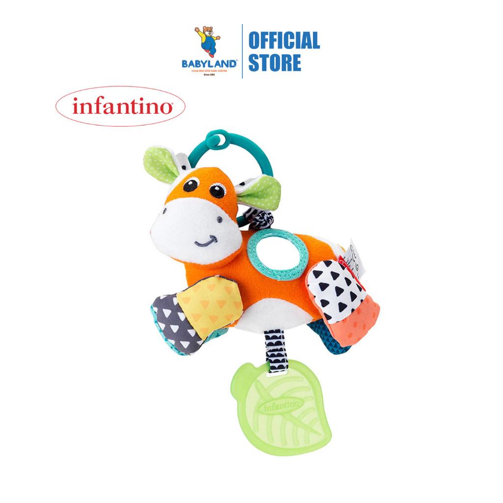 Infantino Jittery Cow - Green (0m+) | Shopee Malaysia