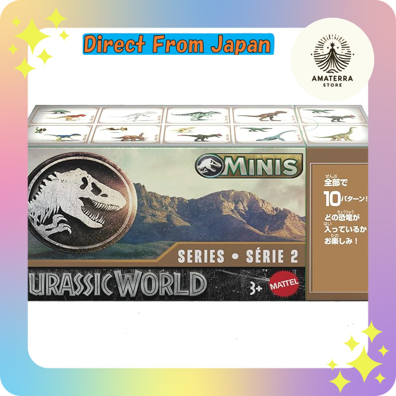 Mattel Jurassic World Mini Figure Box Assortment 2024 Series 2, Kids ...