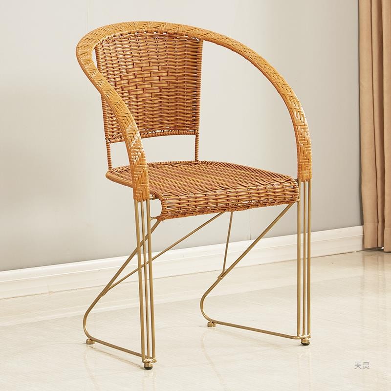 Rattan Chair Computer Chair Bounce Chair Steel Rebar Teng Chair Woven ...