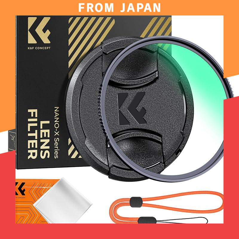 K&F Concept MCUV Lens Protection Filter with Cap - High Transmittance ...