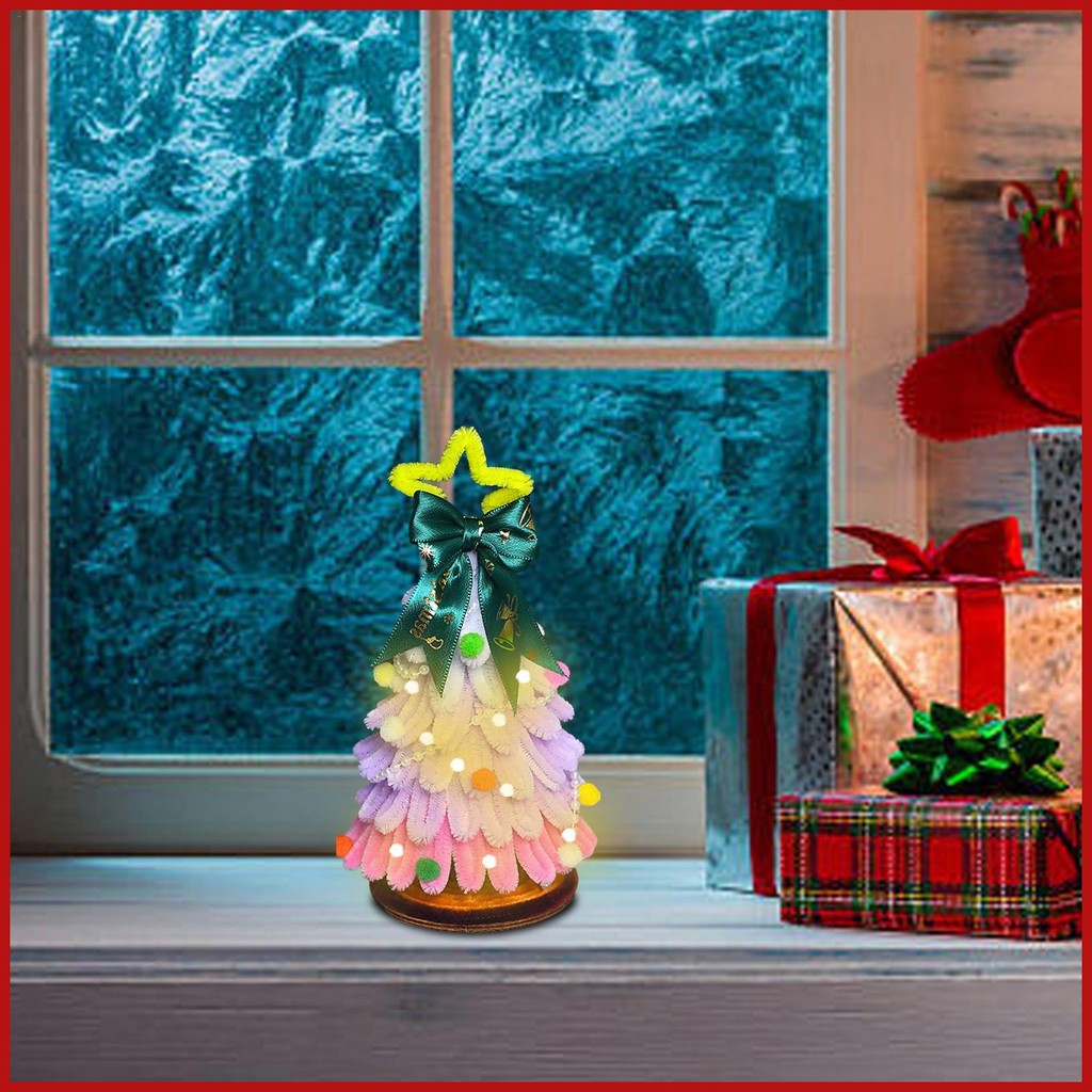 Kids Christmas Tree Craft Kit Paper Christmas Tree Craft Kit Art Set ...