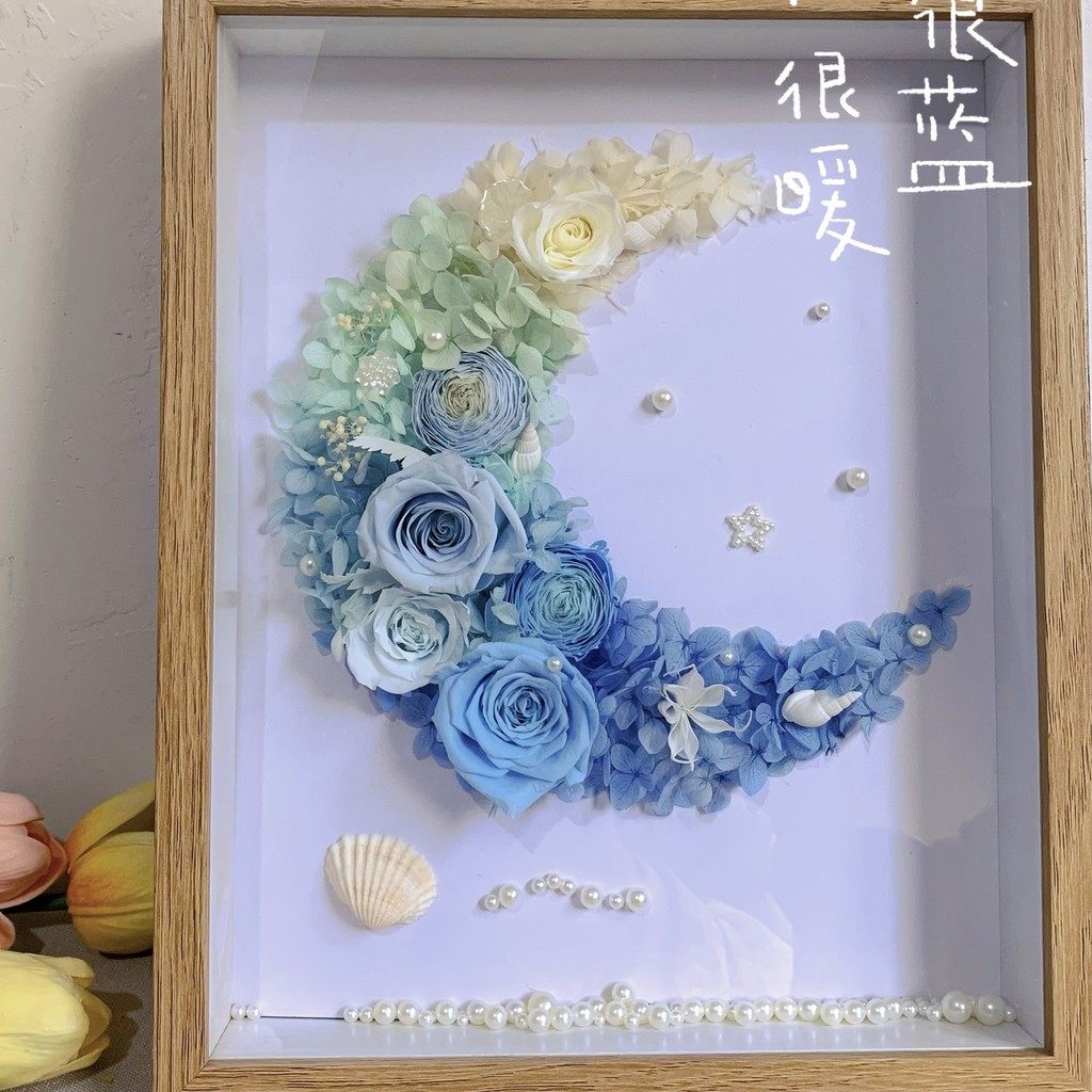 Perayaan Kuih Bulan Hari Ibu Hari Valentine bingkai gambar Bunga Abadi ...