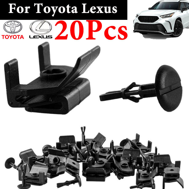 20Pcs For Toyota Lexus Car Fender Liner Clips Bumper Fastener Rivet ...