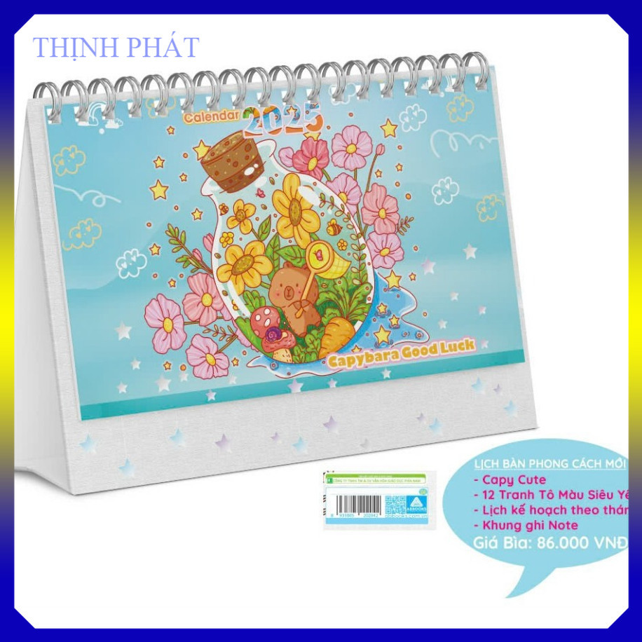 Desk calendar 2025 size 17*21cm - Coloring desk calendar 2025 coloring ...