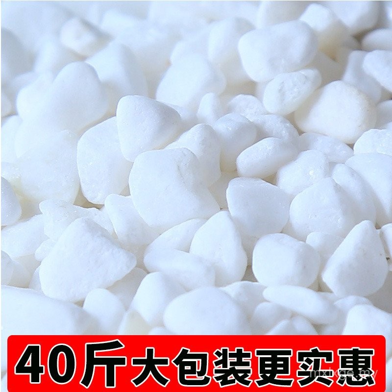 40 kg batu putih kecil, batu putih kecil, batu basuh beras, pasu bunga ...