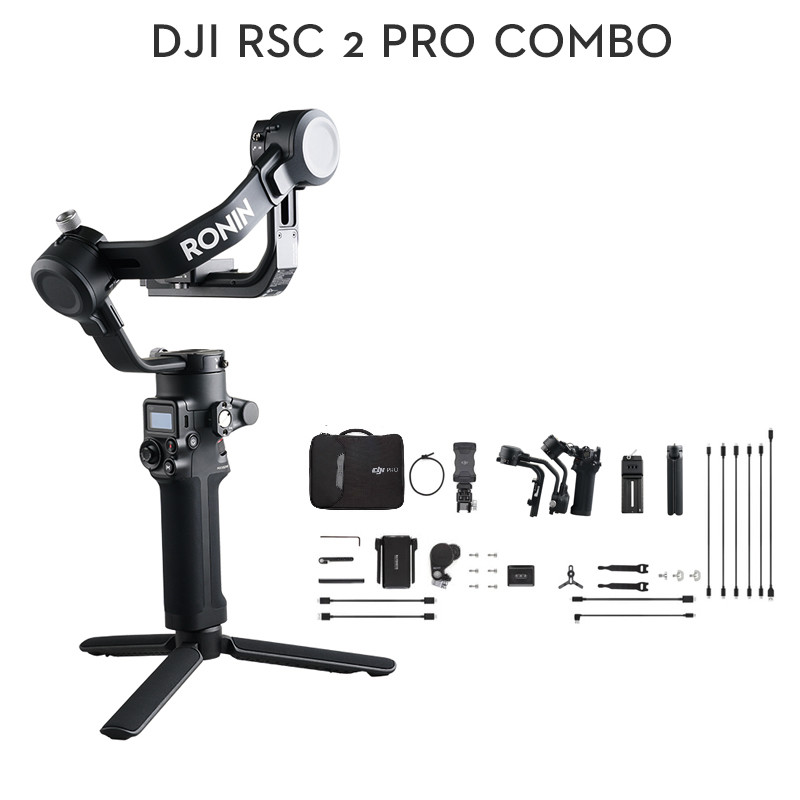 DJI RSC 2 / RSC 2 PRO COMBO camera gimbal Foldable Design Built-In OLED ...