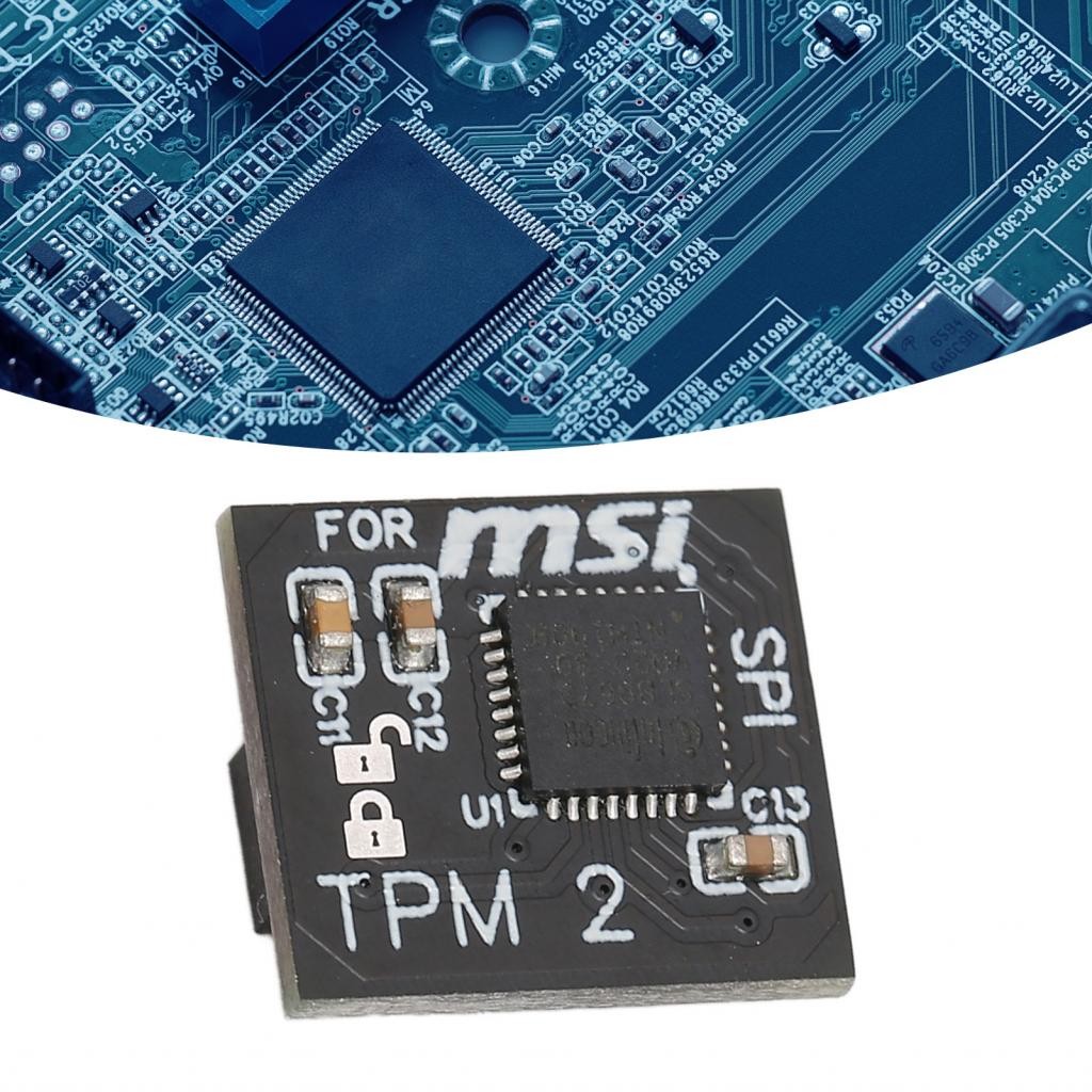 Jupitershopss 12 Pin TPM2.0 Module LPC Interface High Security TPM 2.0 For PC Computer | Shopee ...