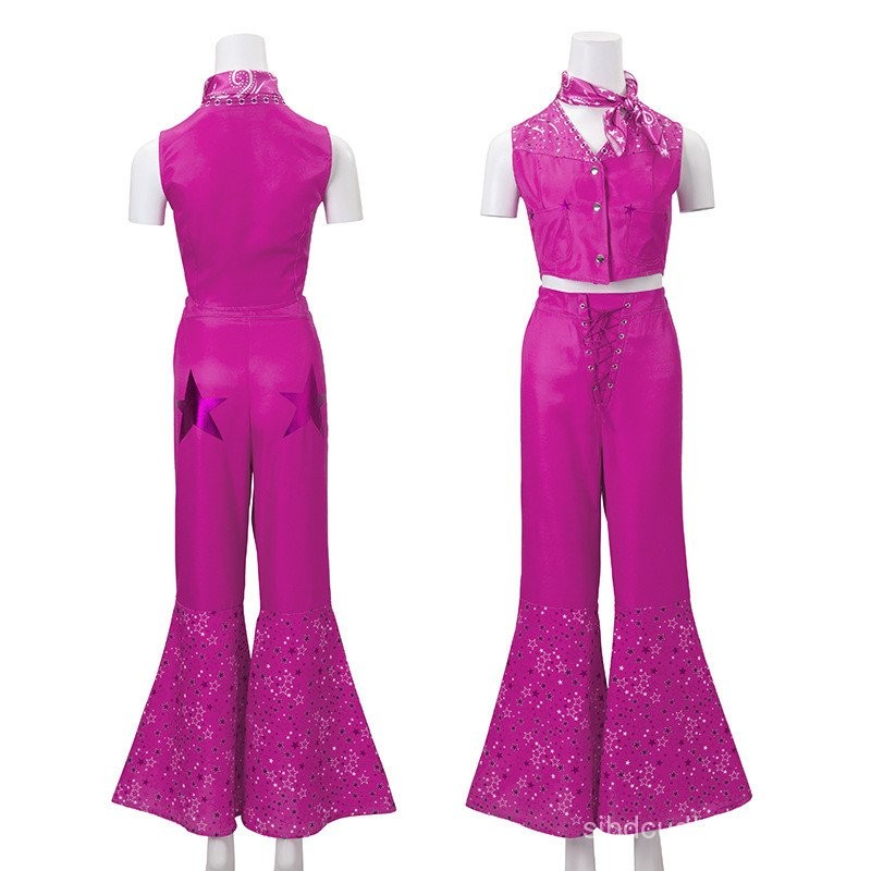 Live Film Barbie Cos Costume Barbie Ken Popular Film Cosplay Halloween ...