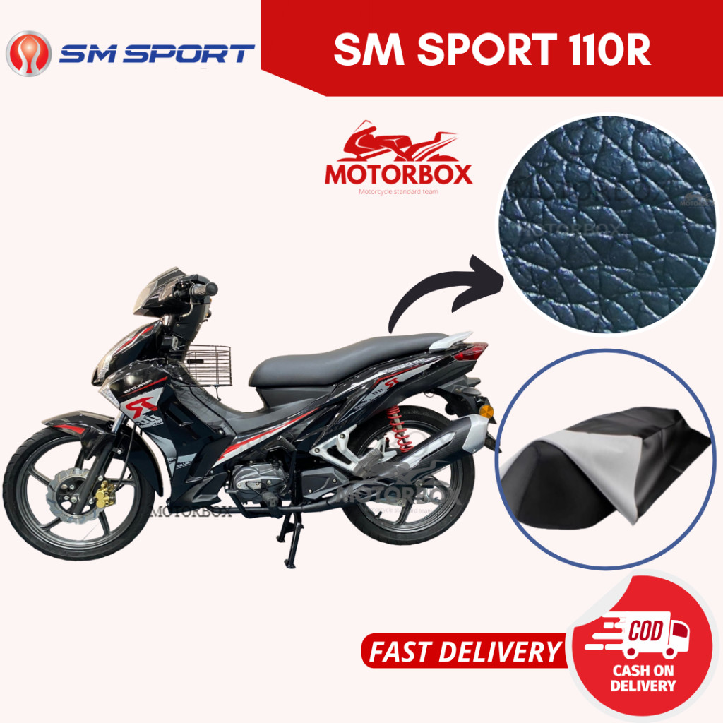 SM SPORT 110R SEAT COVER - SM110 SM SPORT LAMA OLD TEMPAT DUDUK REPLACEMENT KAIN SARUNG KUSYEN ...